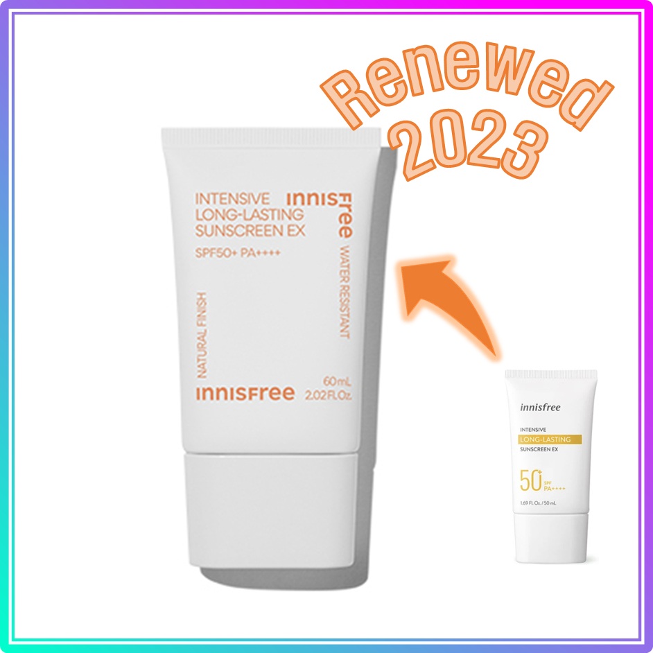 innisfree Intensive Long-Lasting Sunscreen EX SPF50+ PA++++ 60ml (2023 ...
