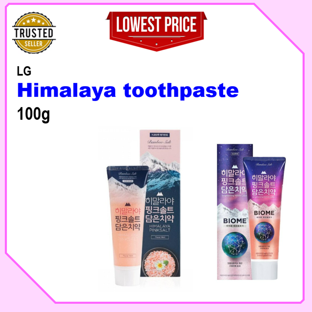[LG Healthcare] Himalaya Pink Salt Pumping Toothpaste 100g / Whitening ...