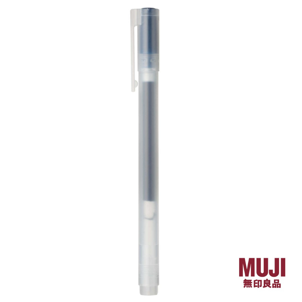 [Bundle of 10] MUJI Gel Ink Ballpoint Pen Cap Type Blue Black | Shopee ...
