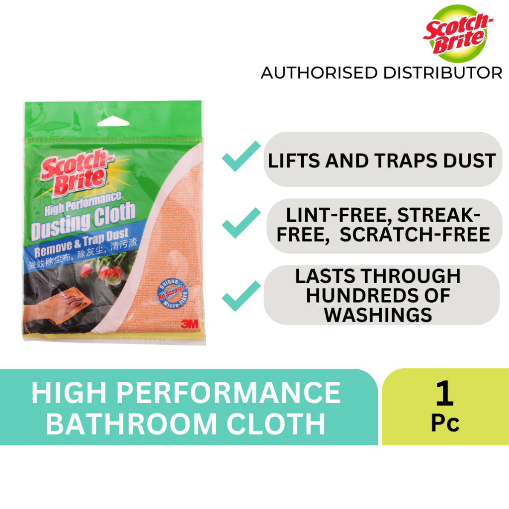 3M Scotch Brite High Performance Dusting Cloth 2pc/Pack T330 | Shopee ...