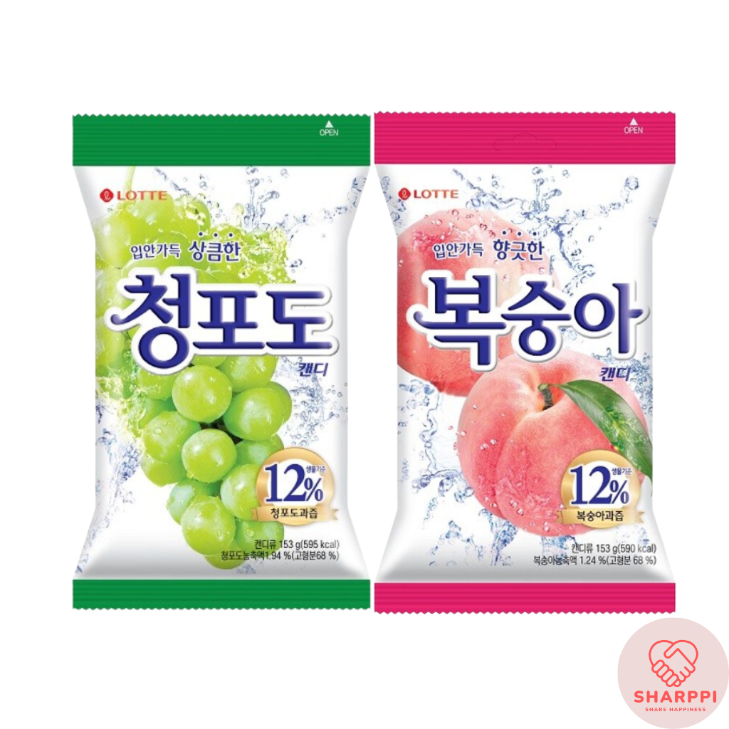 Lotte Green Grape Candy 153g Korean Sweets Candy Halal | Shopee Singapore
