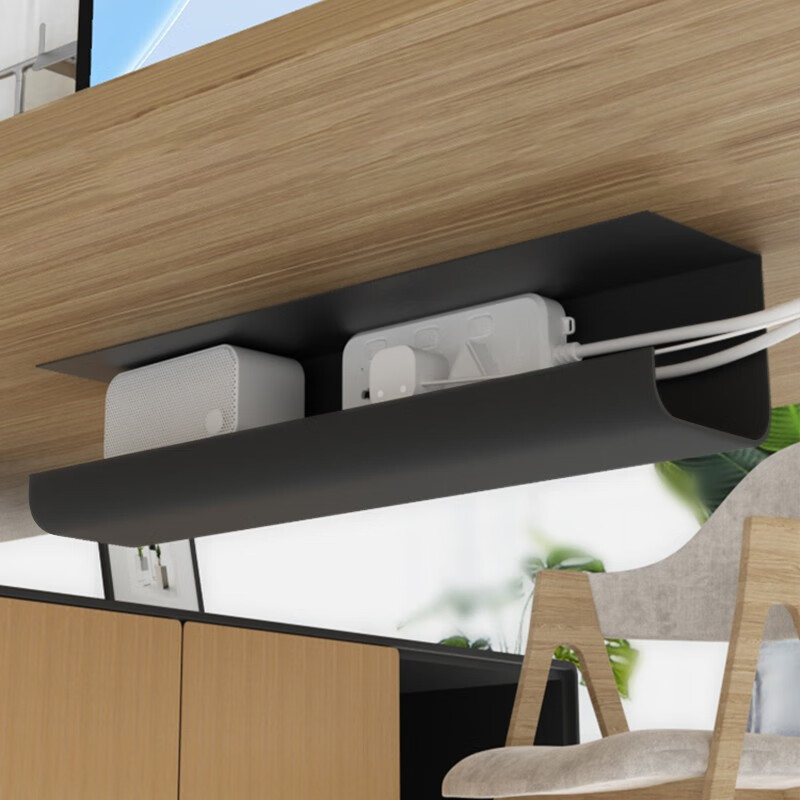Under The Table Cable Management Rack Under Desk Cable Organizer Cable ...