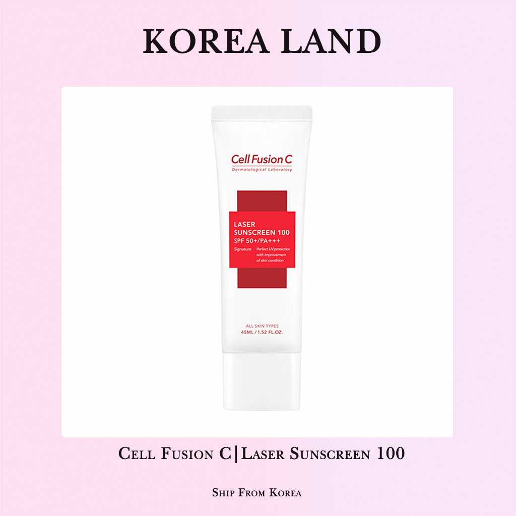Cell Fusion C | Laser Sunscreen 100 SPF50+/ PA+++ (45ml) | Shopee Singapore