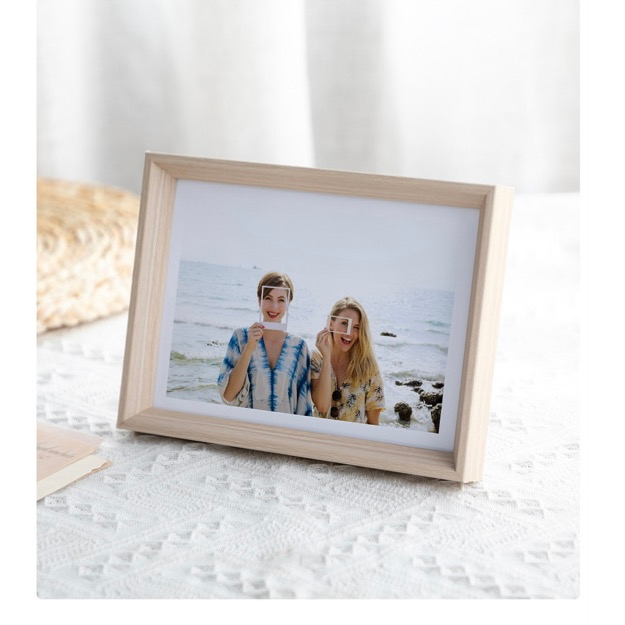 SG Stock Simple Wooden Photo Frame 3R-4R-5R-6R Picture Frame Home ...