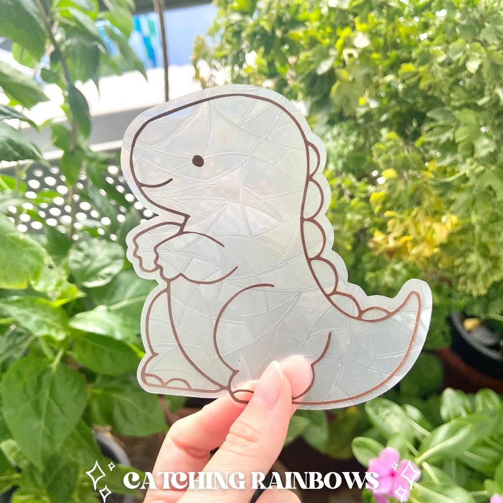 Trex Dinosaur Suncatcher | Trex Dino | Prismatic Window Decal ...