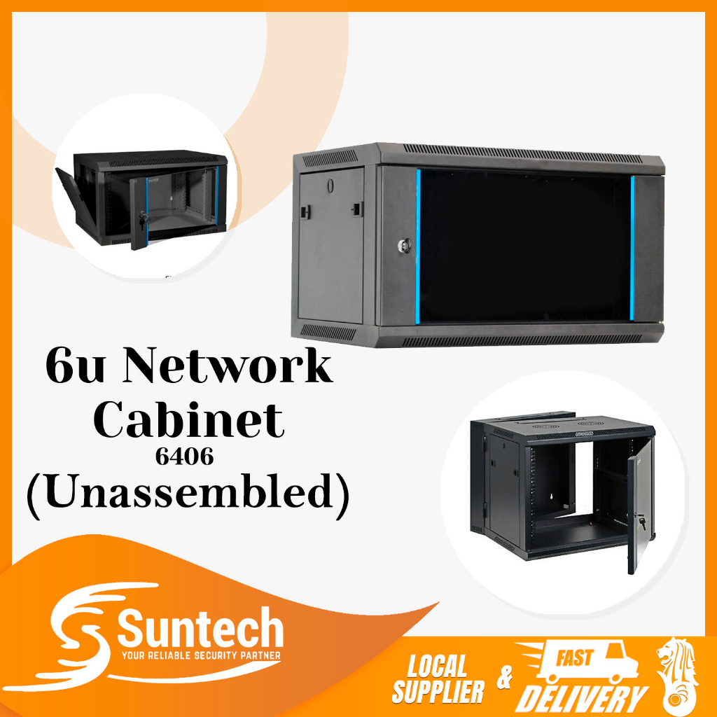6U Server Rack Network Cabinet Wall Mounted Data Rack WM6406 ...