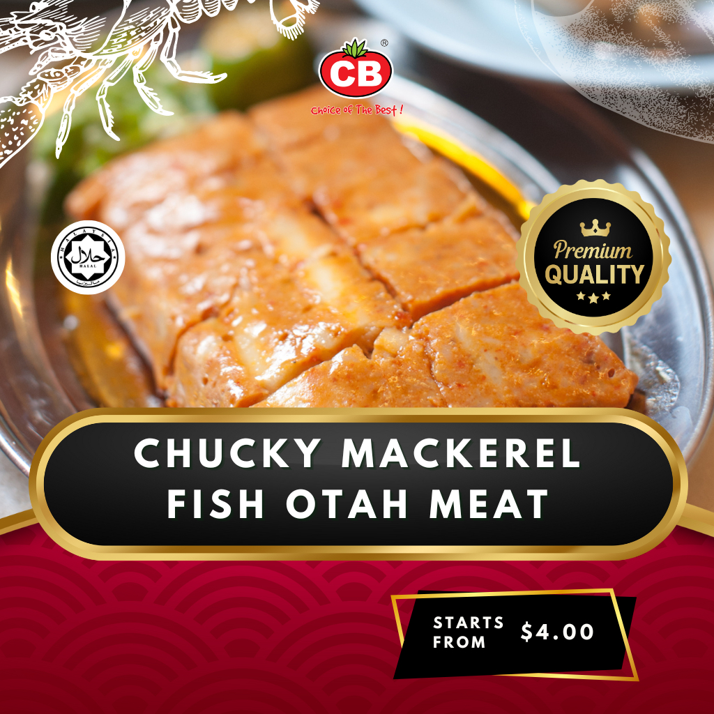 [CB] Premium Mackerel Fish Otah Meat - 175g / 525g / 675g | Otah Otak ...