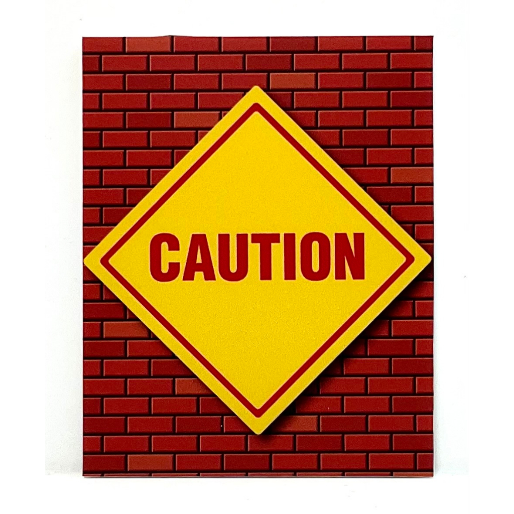 CAUTION SIGNAGE | ( 80mm x 100mm ) | Shopee Singapore