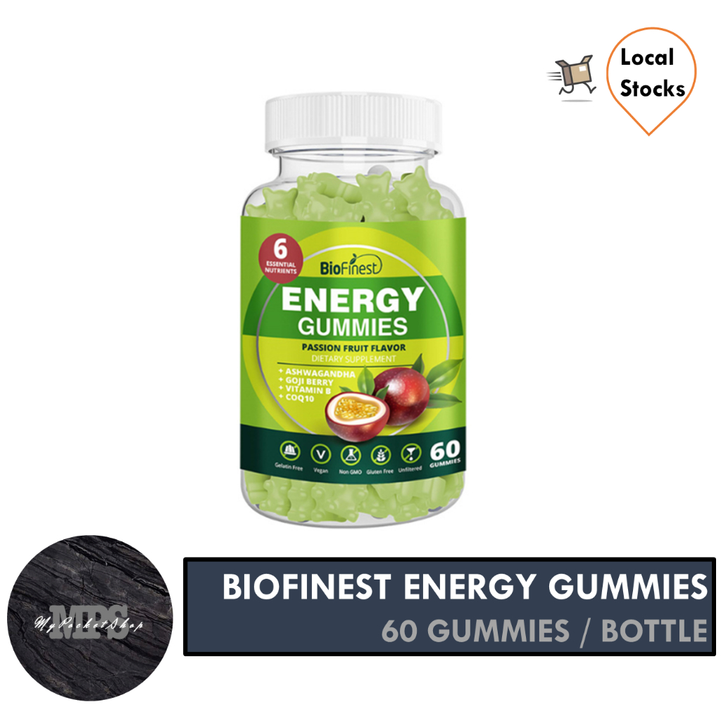 BioFinest Energy Gummies (60 Gummies / Bottle) | Shopee Singapore