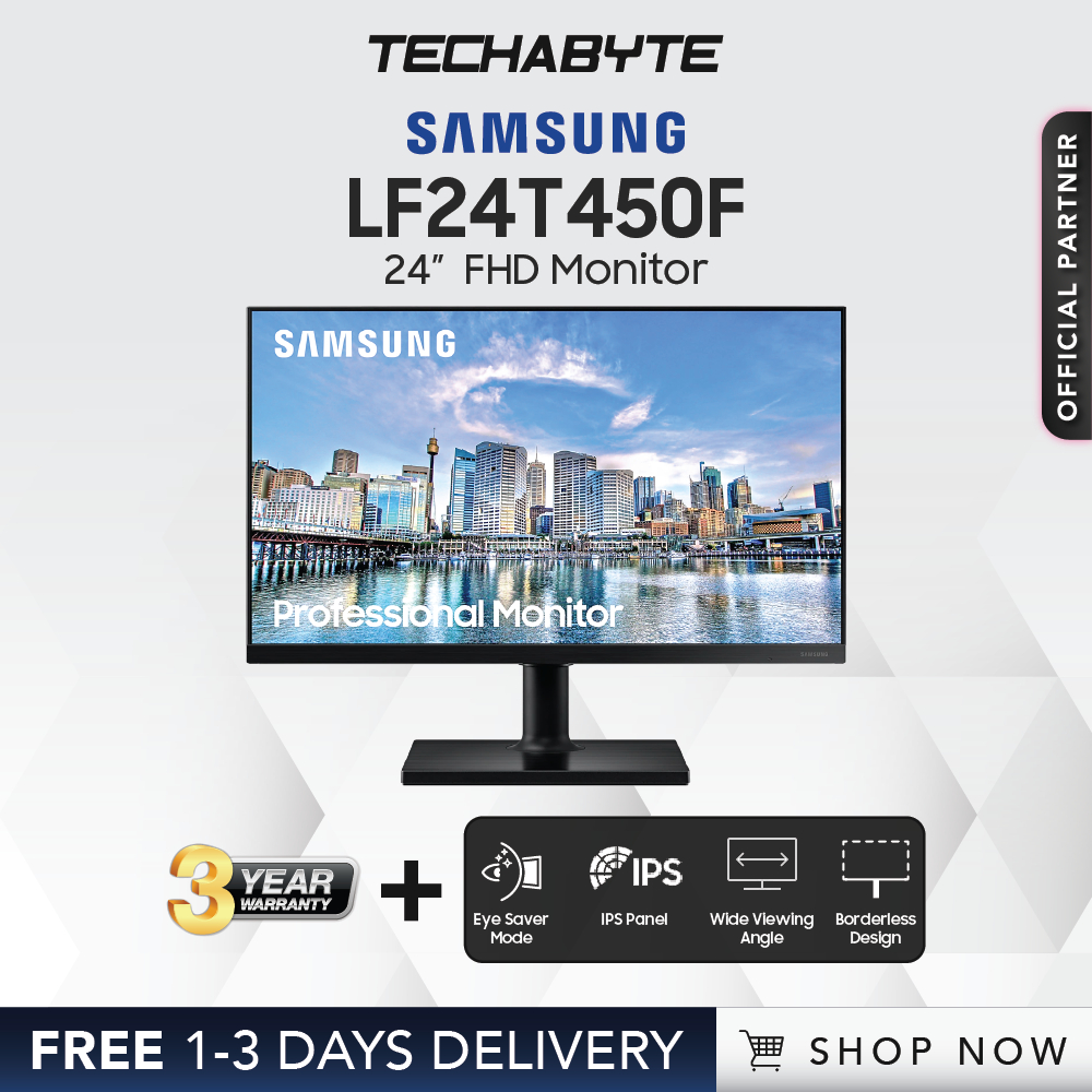 Samsung LF24T450F | 24" IPS Business Monitor (LF24T450FQEXXS) | Shopee ...