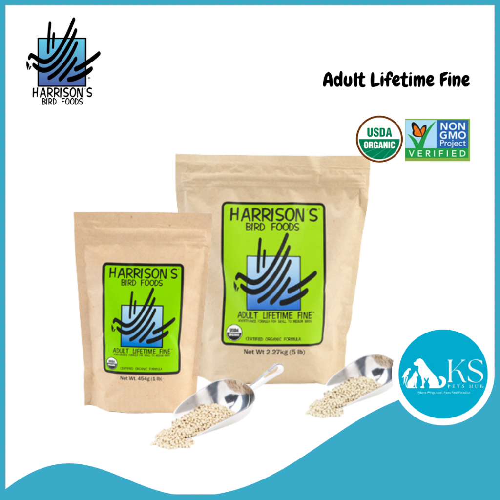 Harrison's Adult Lifetime Fine 1lb / 5lb Bird Feed | Shopee Singapore