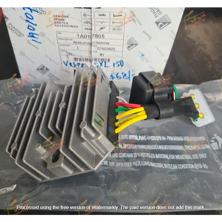 Vespa SXL 150 Rectifier (Genuine Piaggio Spare Parts) | Shopee Singapore