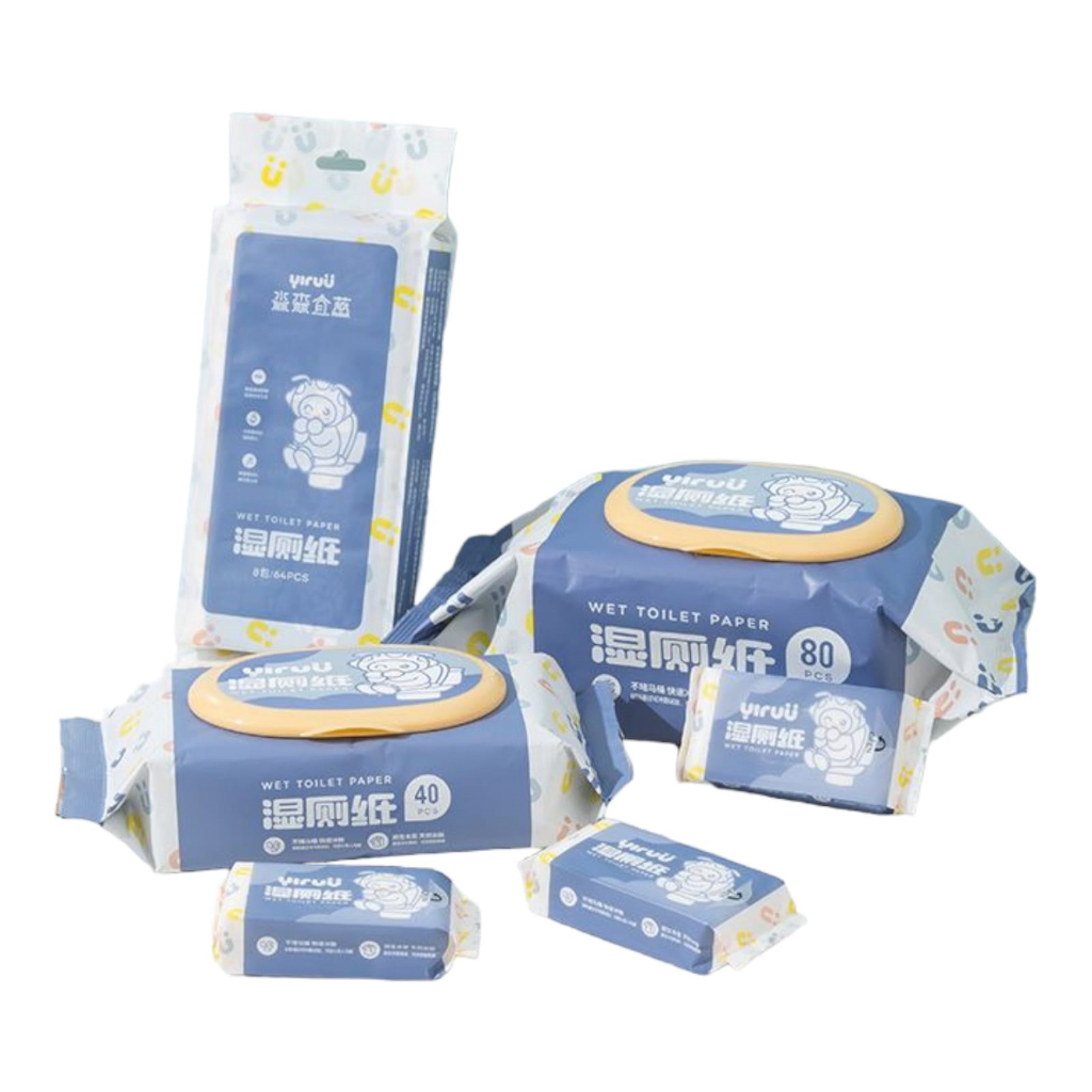 PurityWhite Wet Toilet Tissues Flushable Wipes 40 sheets 8 sheet mini ...