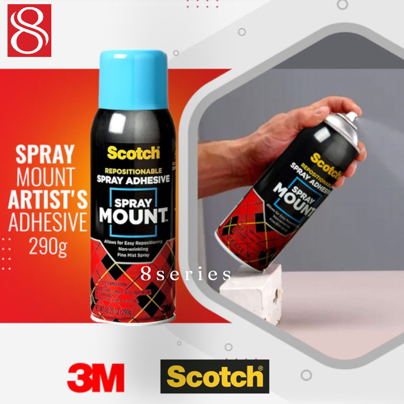 scotch repositionable spray adhesive , spray mount , spray glue ...