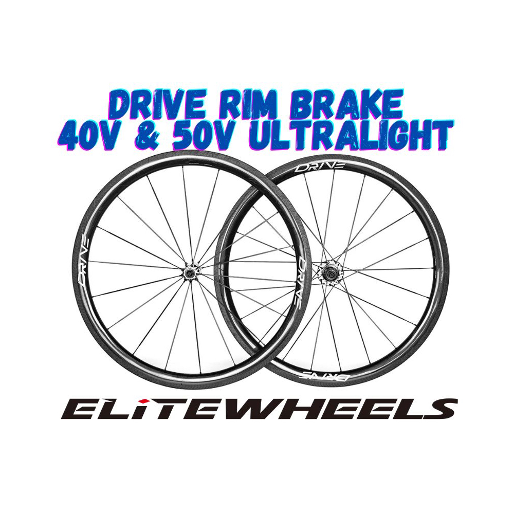 Elitewheels Drive Rim Brake 40V/50V Ultralight Carbon Wheelsets(Shimano ...
