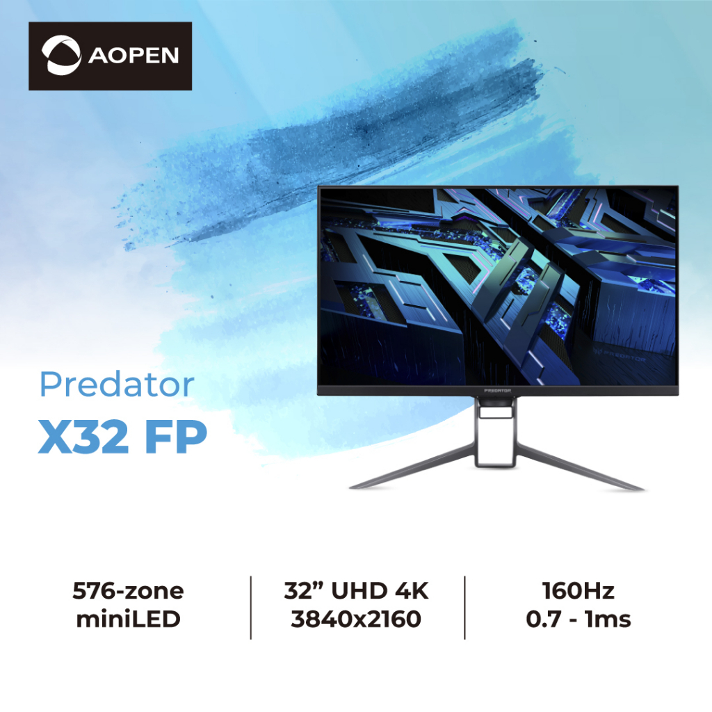 ACER PREDATOR X32 FP 32-Inch IPS 4K UHD 160Hz 0.7ms 0 Frame Slim Flat ...