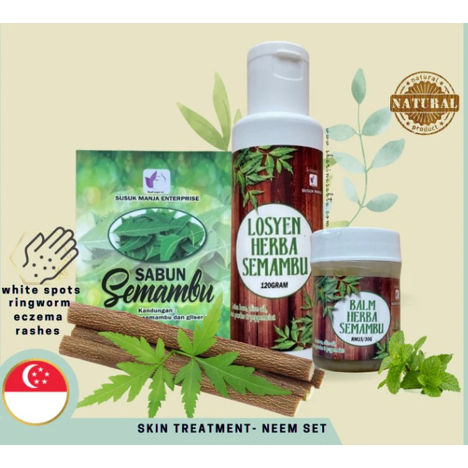 NEEM SET / SEMAMBU SET ( NEEM SOAP / NEEM BALM / NEEM LOTION) BY SUSUK ...