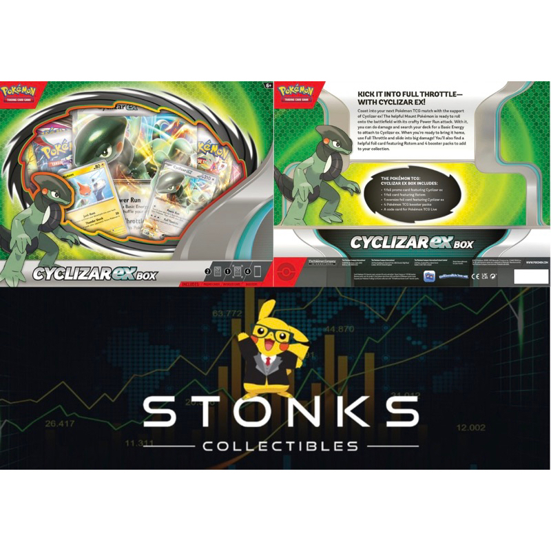 Pokémon TCG: Cyclizar ex Box | Shopee Singapore