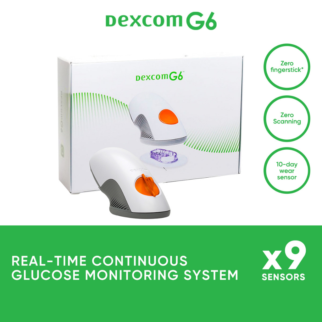 Dexcom G6 - 9x Sensors Bundle + FREE 1x Transmitter | Shopee Singapore
