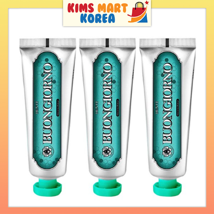 Denti Buongiorno Breath Care Toothpaste Mint Green Tea Extract Korean ...