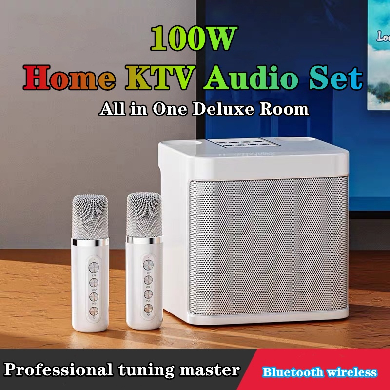 Home KTV audio set, karaoke Bluetooth, dual microphone multiple sound ...