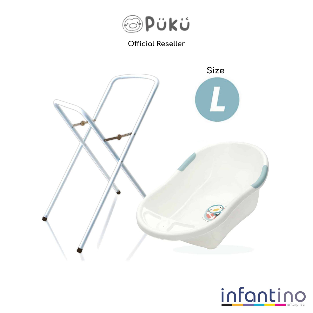 Infantino | Puku Baby Bath Tub (L) | Shopee Singapore