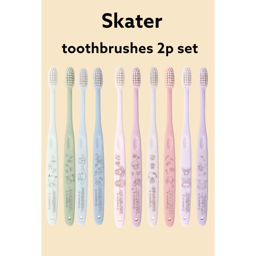 [Skater] Sanrio Character's toothbrush 2p set TBN1W (POCHACCO ...