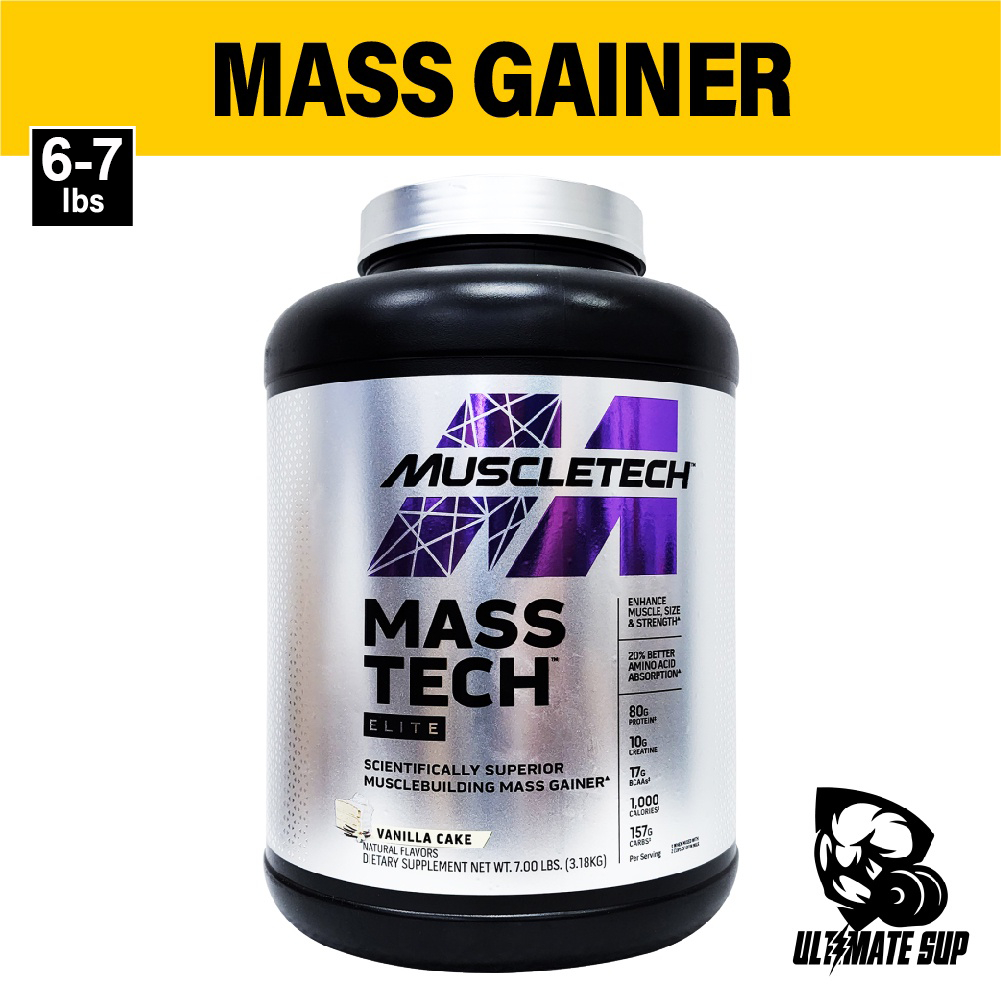 MuscleTech Mass-Tech Elite, New Formular Muscle Building Mass Gainer ...