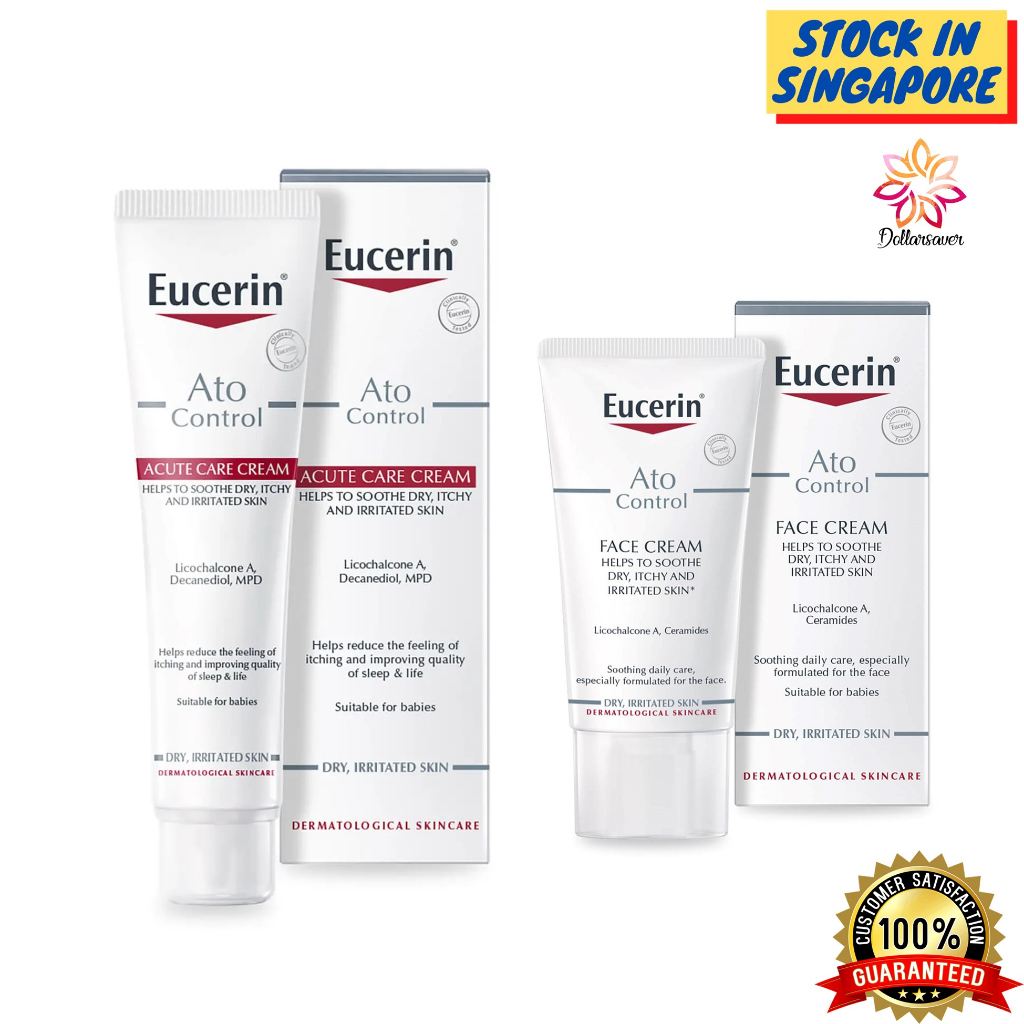 Eucerin Ato Control Acute Care Cream / Face Cream / Lotion | Shopee ...