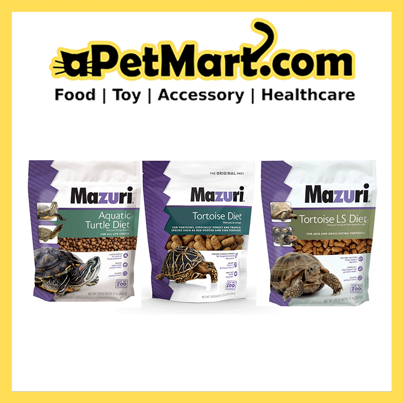 Mazuri Exotic Animal Nutrition for Aquatic Turtle & Tortoise Food 560g ...
