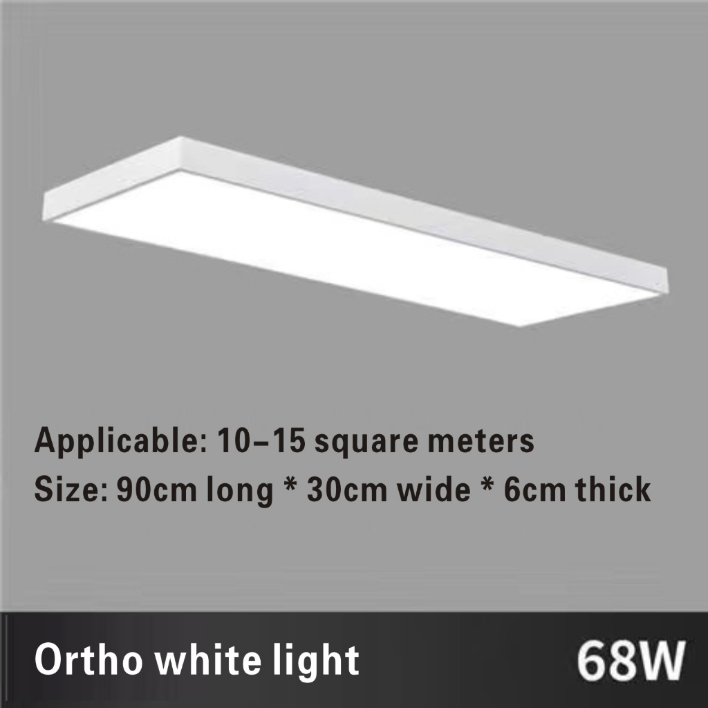 Ceiling lamp 【SG Local】Office modern LED square lamp White right angle ...