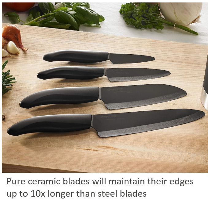 Kyocera Advanced Ceramics Knives Set (Made in Japan) - 3pc / 4pc set ...