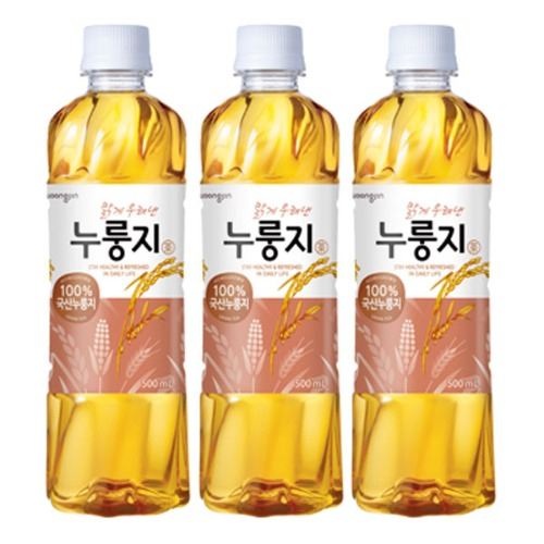 [Bundle of 3] Woongjin Scorched Rice Tea 500ml*3ea Korean Food ...