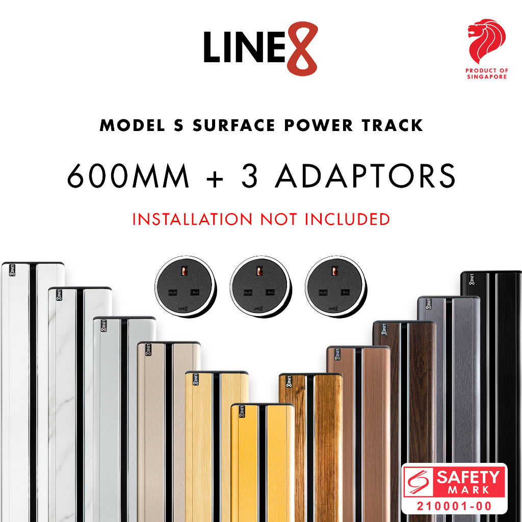 Line8 Power Track Model S 600mm Package Deal (Without Installation ...