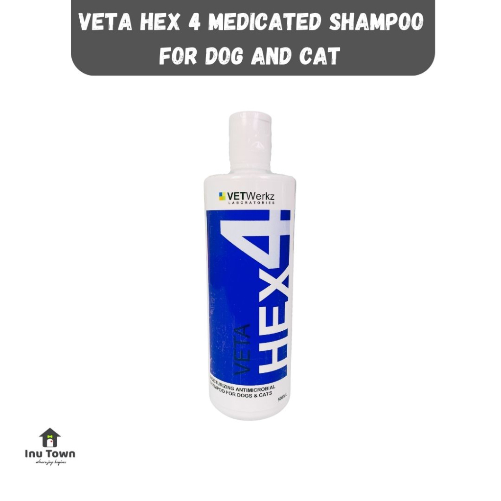 VETWerks | Veta Hex-4 | Antiseptic Moisturizing Shampoo | For Dogs and ...