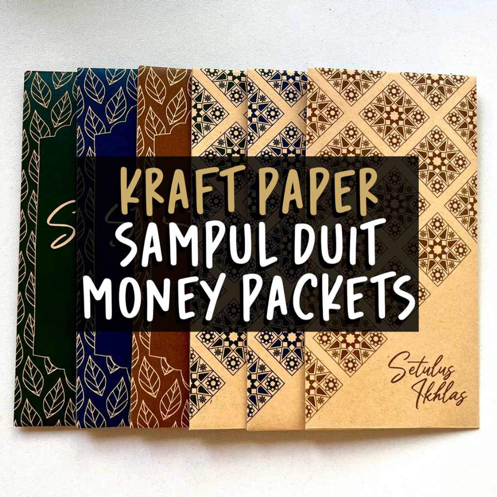 Kraft paper Sampul Duit 'Setulus Ikhlas' Money Packet for Raya, Wedding ...