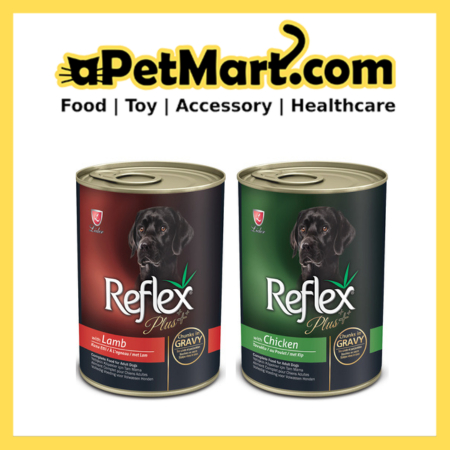 REFLEX DOG WITH CHUNKS IN GRAVY WET CANNED FOOD 400G CAN (2 Types ...