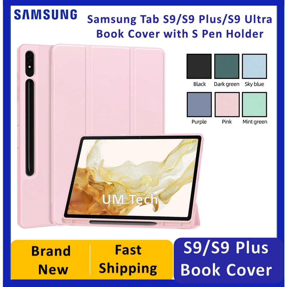 Book Cover for Samsung Galaxy Tab S9 | S9 Plus | S9 Ultra | with S Pen ...