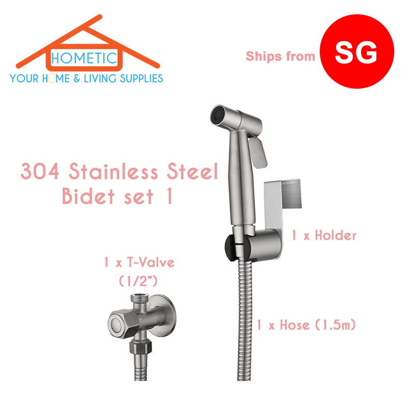 SG Seller Stainless steel 304 / PVC Hose For Bidet Showerhead Bathroom ...