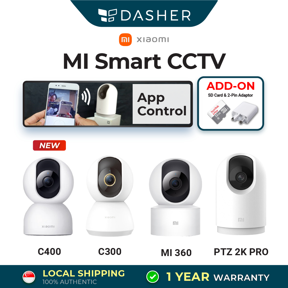 [Global] Xiaomi Mijia MI C200/C300/C400 2K Pro IP Surveillance Camera ...
