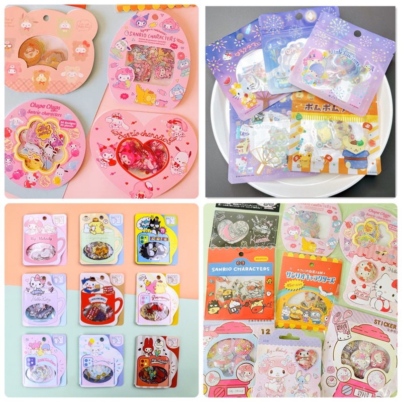 Sanrio Hello Kitty Melody Cinnamoroll Twin Star Bad Badtz Pompompurin ...