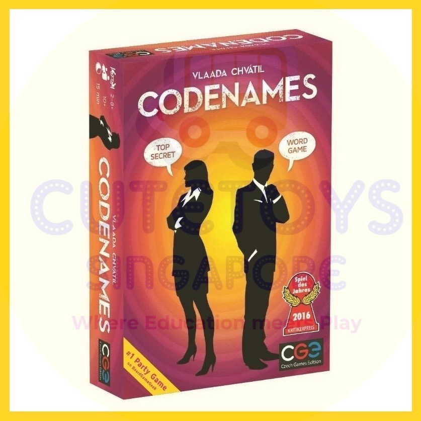[SG] Codenames Board Game : Confidential Action Family Party Game ...