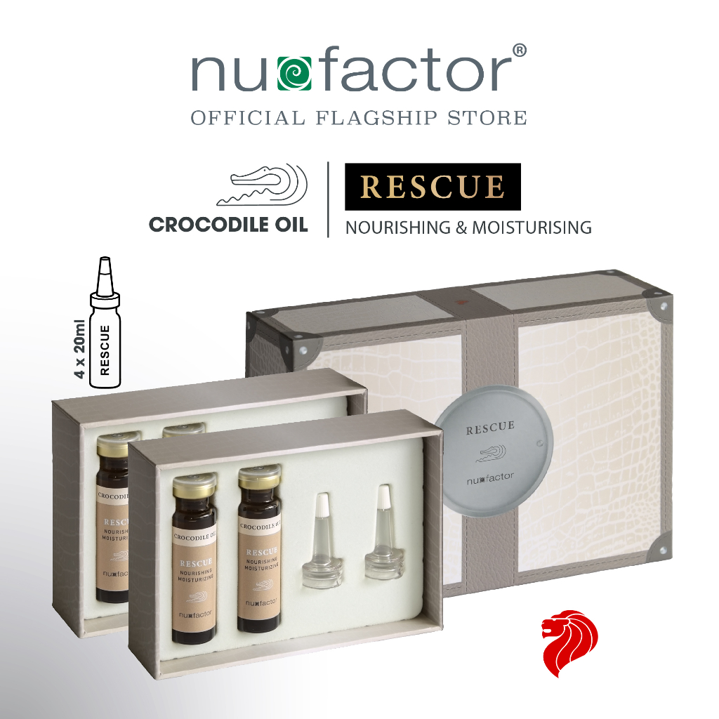 NUFACTOR Skin Rescue Nourishing and Moisturising Premium Crocodile Oil ...