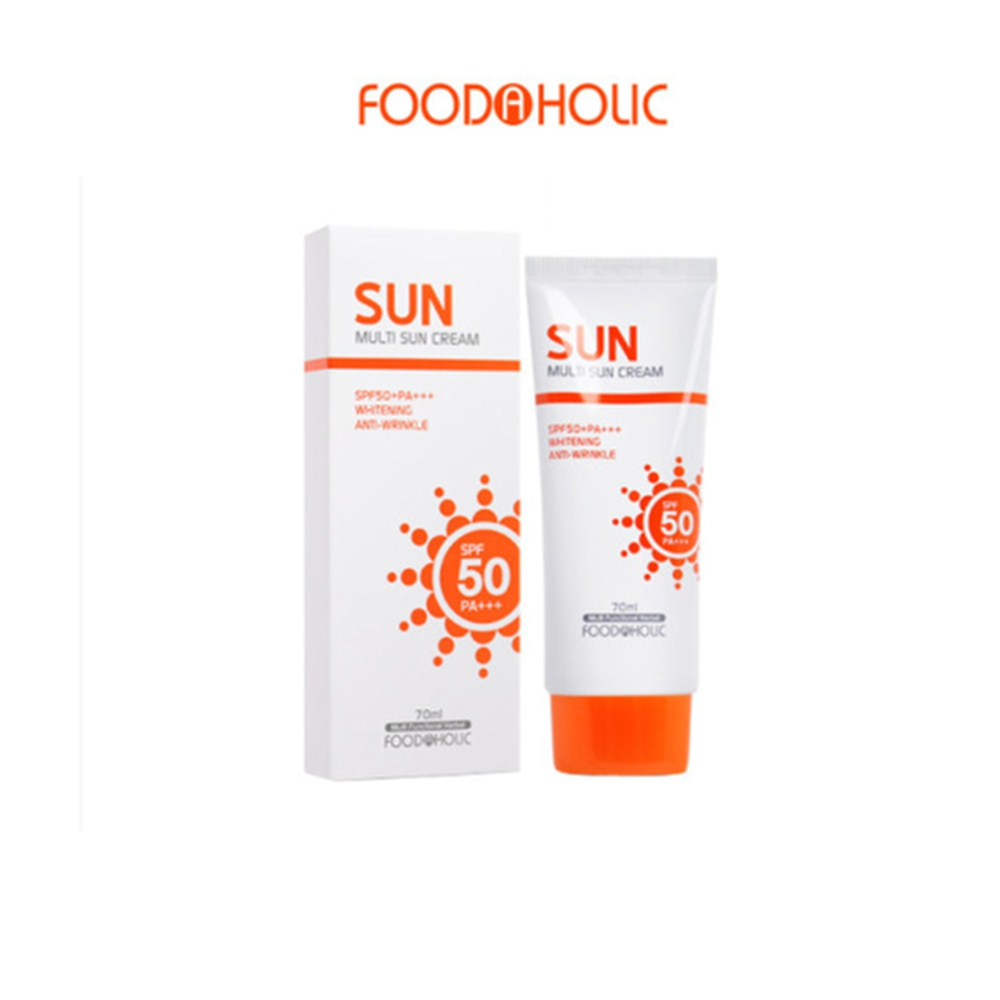 Foodaholic Multi Sun Cream SPF50+PA+++ 70ml | Shopee Singapore