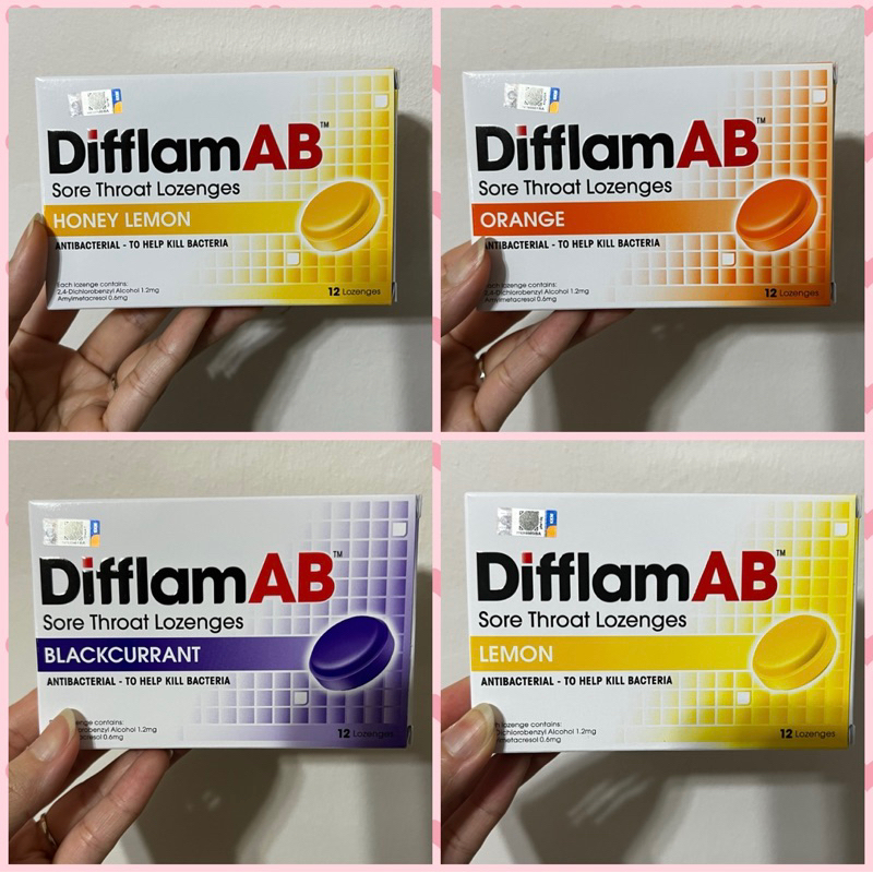 🎀Difflam AB Sore Throat Lozenges 12‘s 🎀 | Shopee Singapore