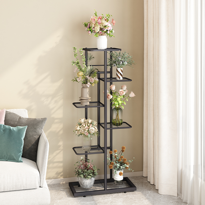 （SG STOCK）Plant Rack With Pulley/Multi-layer Flower Stand/Flower Rack ...