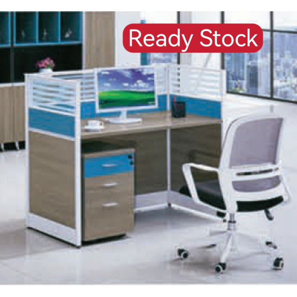 B37-03 Office Computer Table with Partition/Workstation(System ...