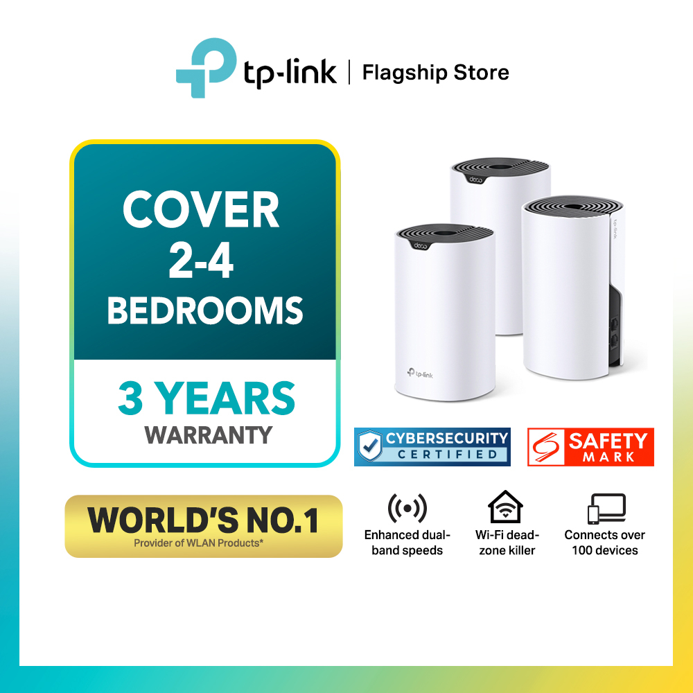 TP-LINK Deco S4(3-pack) AC1200 Dual Band Whole Home Mesh WiFi System ...