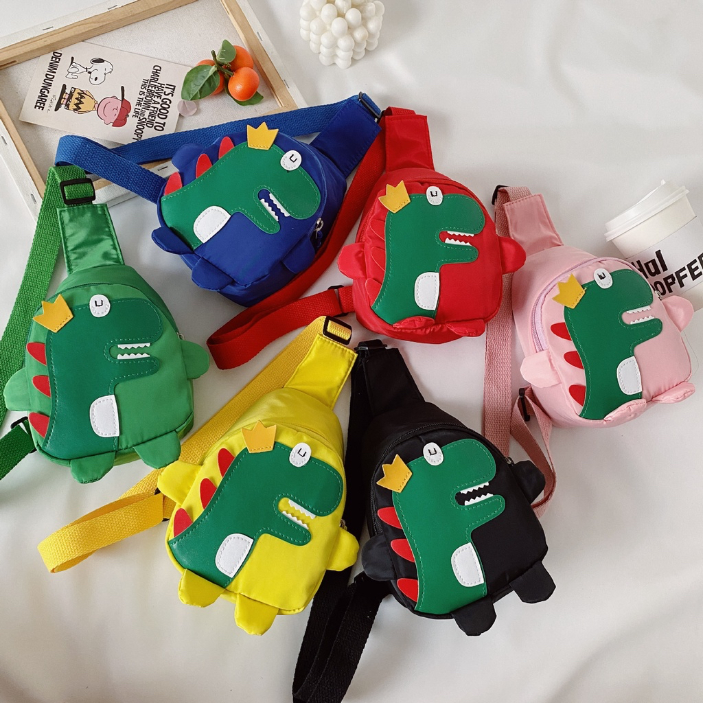 Dinosaur Chest Bag for Children Fanny Pack Sling Bag Cut Boy Gift ...