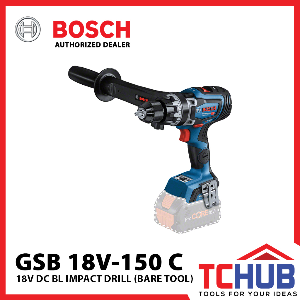 [Bosch] GSB 18V-150 C 18V Cordless Impact Drill (Bare Tool) | Shopee ...